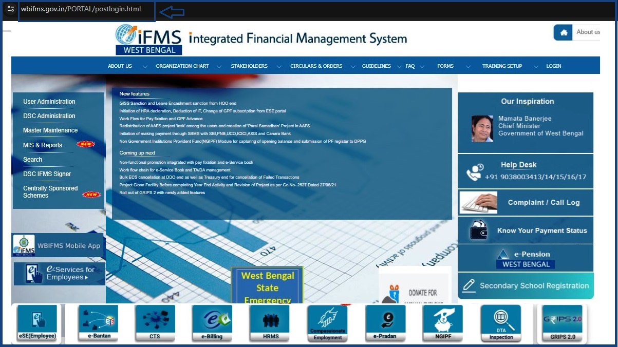 WBIFMS Login: WBIFMS Pay Slip 2024 Download Wbifms gov in