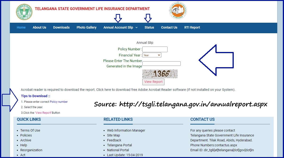 TSGLI Annual Slips Download 2025, TSGLI Policy Bond PDF 2025